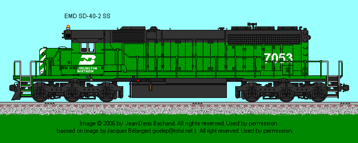 EMD SD40-2SS Data Sheet