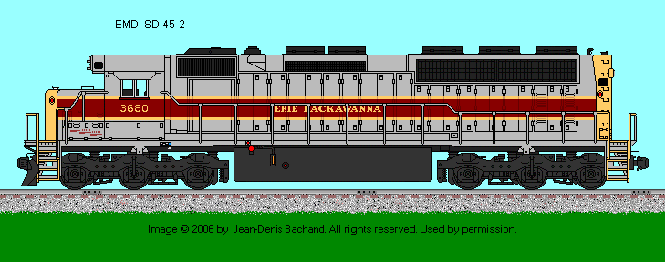 EMD SD45-2 Data Sheet
